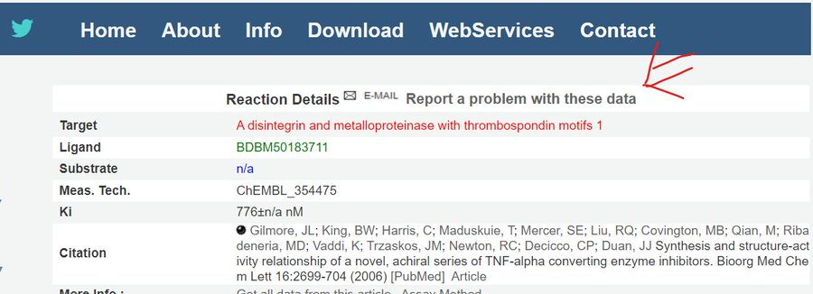 BindingDB (@bindingdb@mstdn.science) - mstdn.science