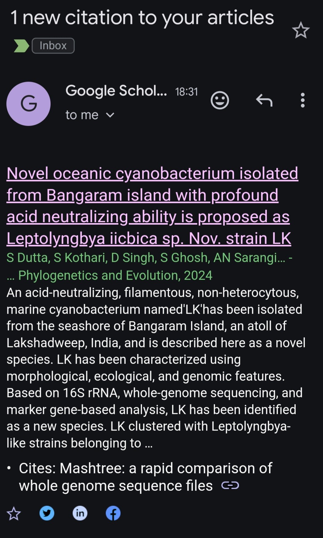 Lskatz ☑ (@Lskatz@mstdn.science) - mstdn.science